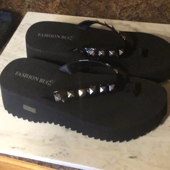 Fashion Bug | Shoes | New Platform Thong Sandals Gothic Rocker | Poshmark